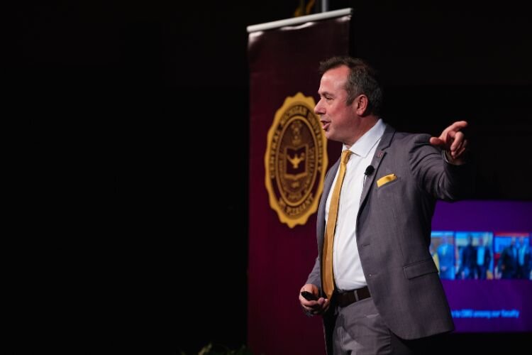 Dr. Neil MacKinnon reflects on first 100 days as CMU President ...