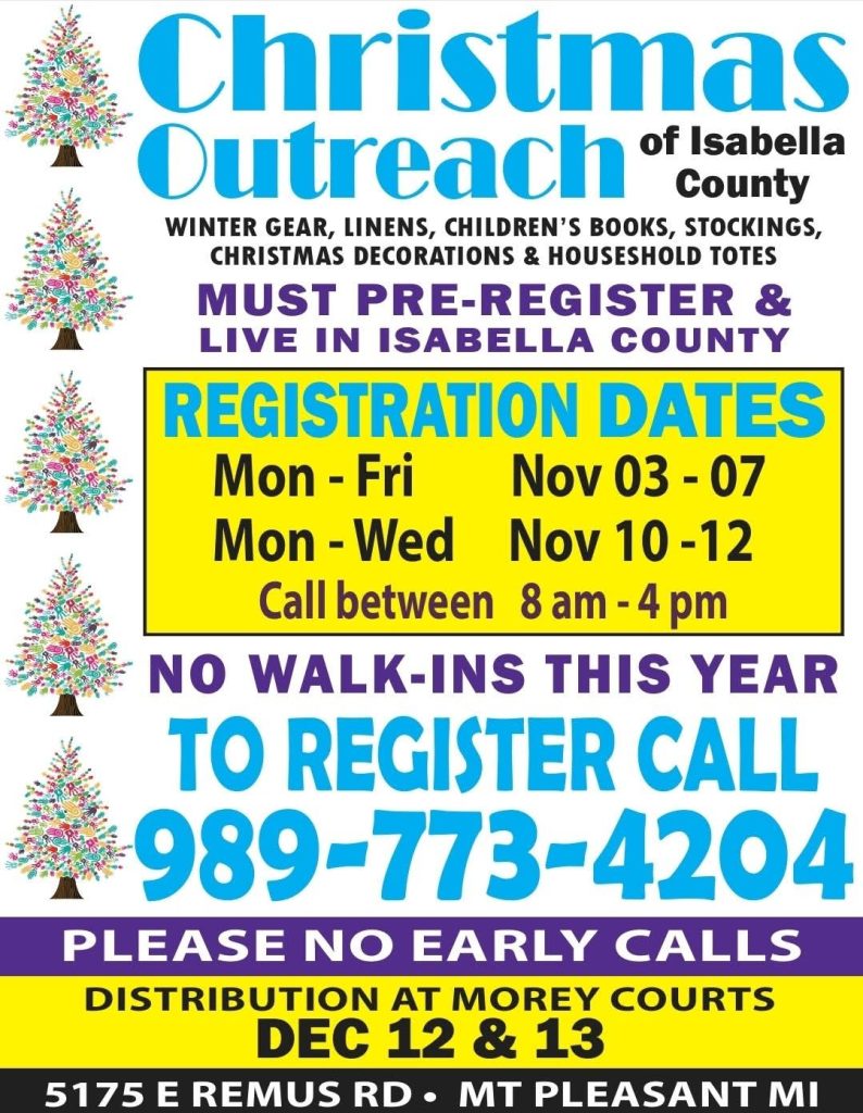 Christmas Outreach of Isabella County prepares for holiday season